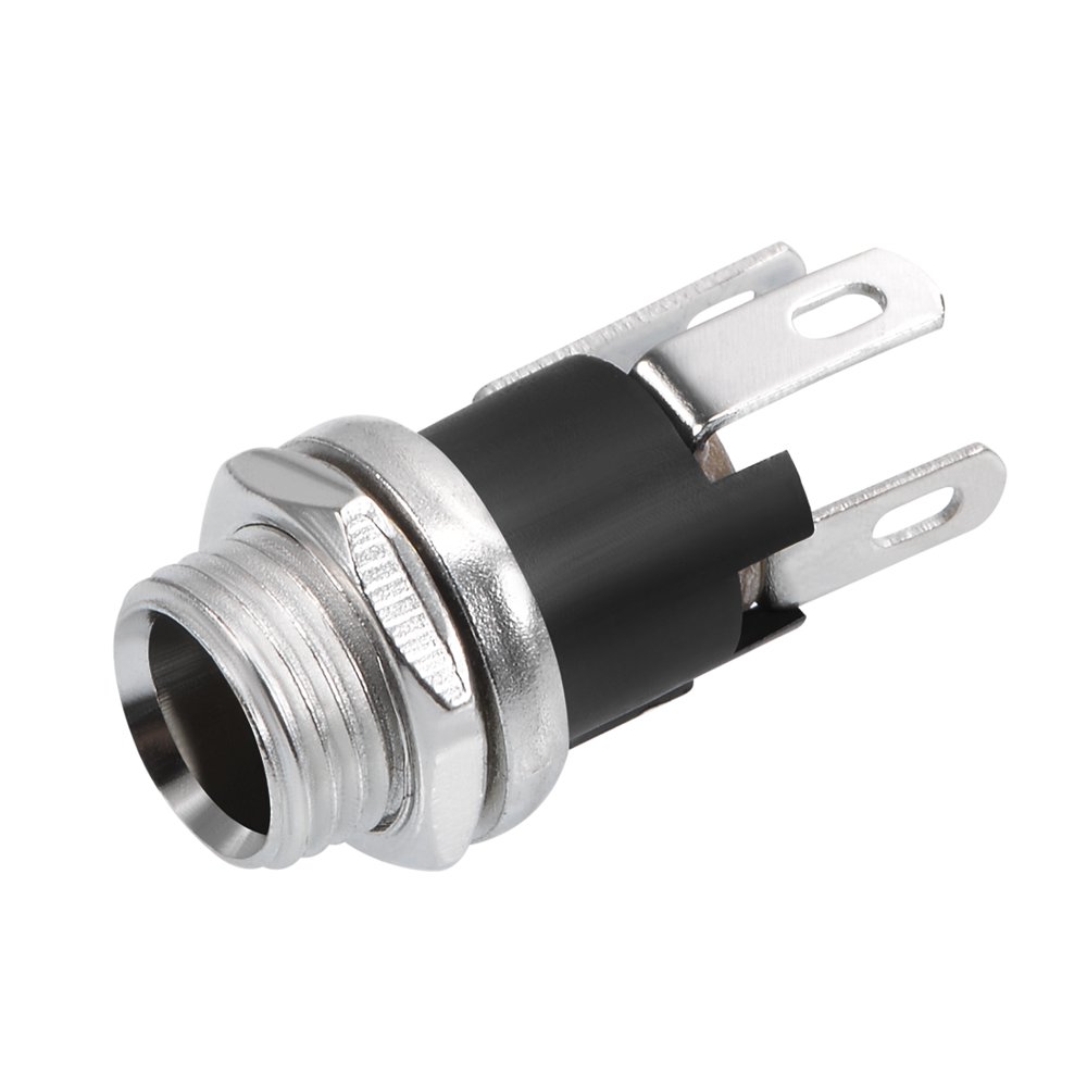 20Pcs PCB Mount DC Connector Jack Power Socket 3 Pin Female 5.5mm x 2 ...