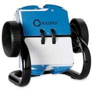 Rolodex Classic Rotary Card File, 250 Cards, 24 A-Z Guides, Black ...