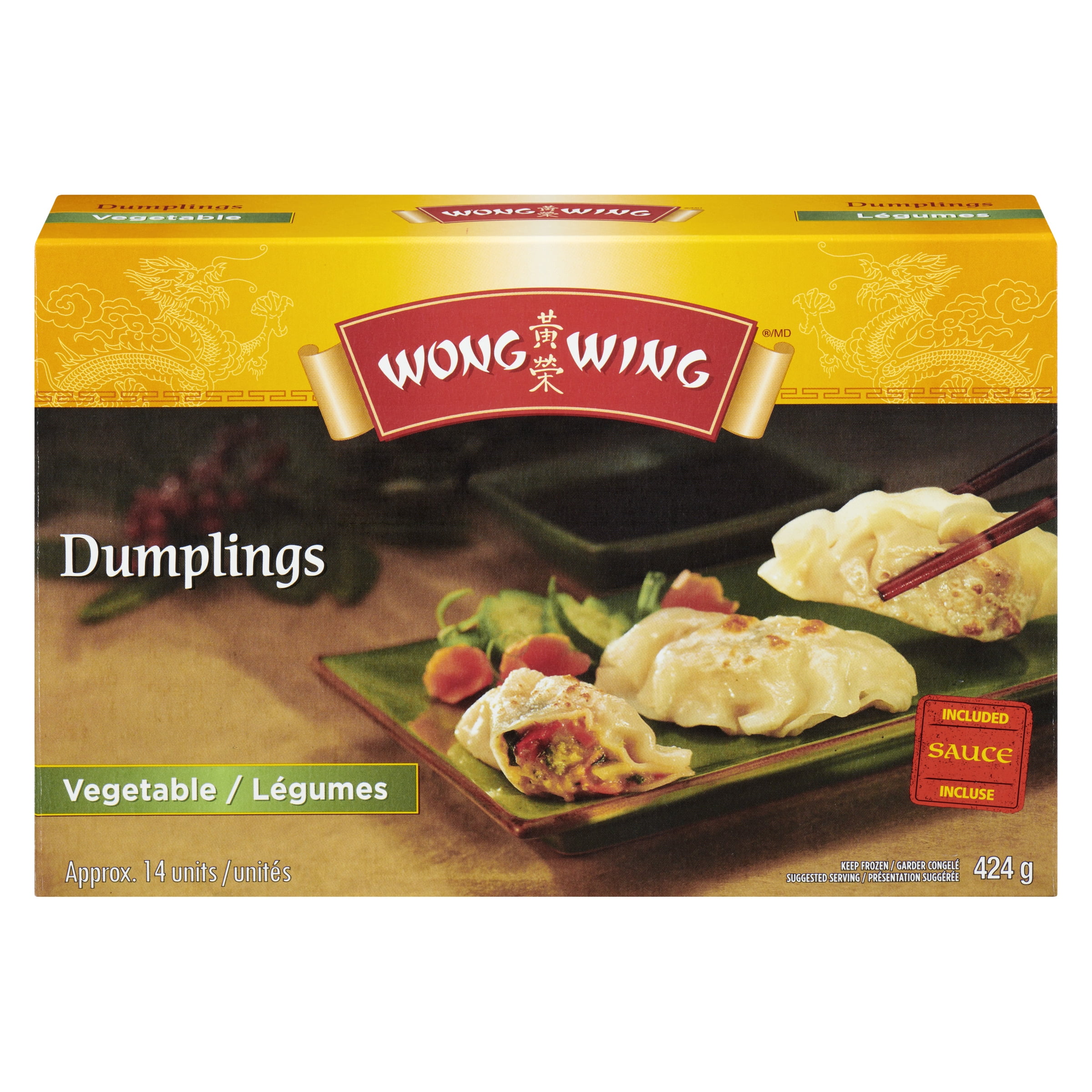 Wong Wing Vegetable Dumplings, 424 G - Walmart.ca