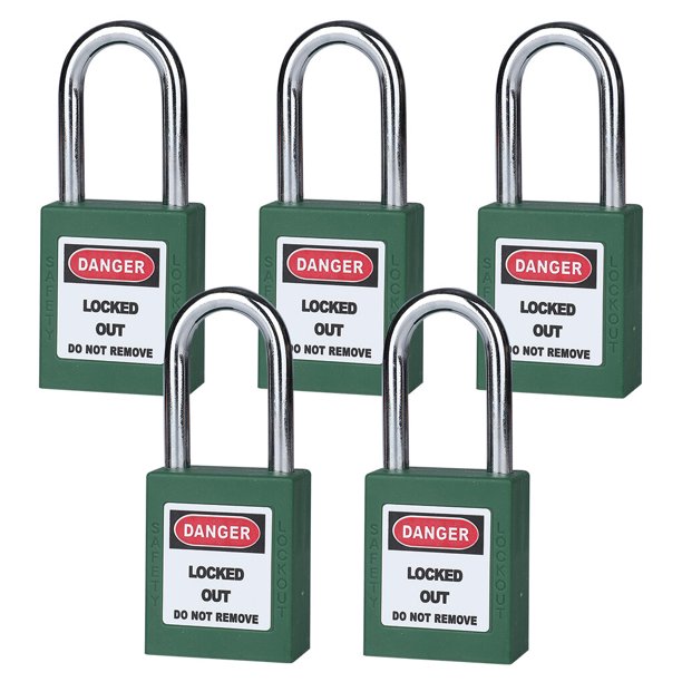 5 Pieces Lockout Tagout Kit Professional Locking Accessory Insulative ...