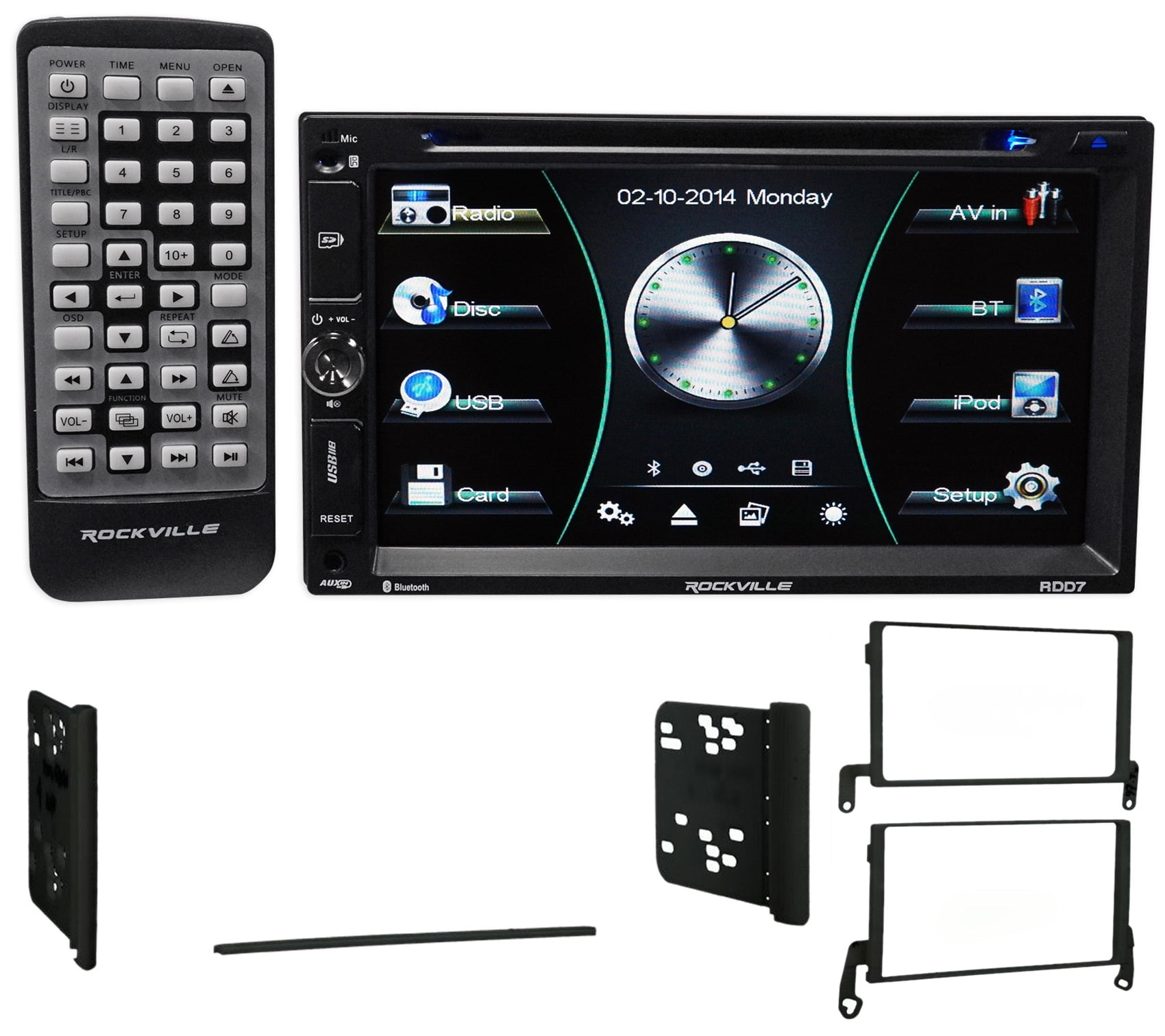 Car DVD/iPhone/Bluetooth/Android/USB Receiver Stereo For 1999-2003 Ford ...
