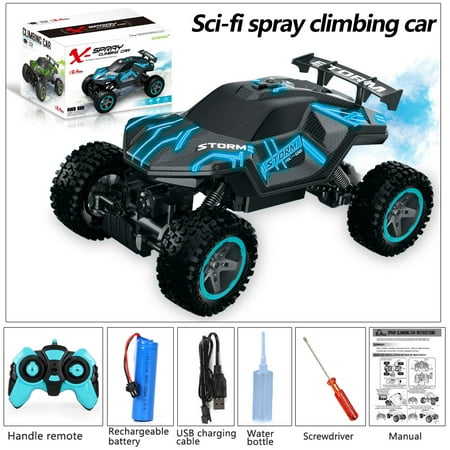 dodocool Spray Climbing Remote Control Car 2.4GHz High Speed 4WD 1:16 ...