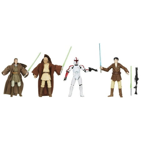 Hasbro Star Wars Battle of Geonosis: Jedi Knights with Clone Captain ...