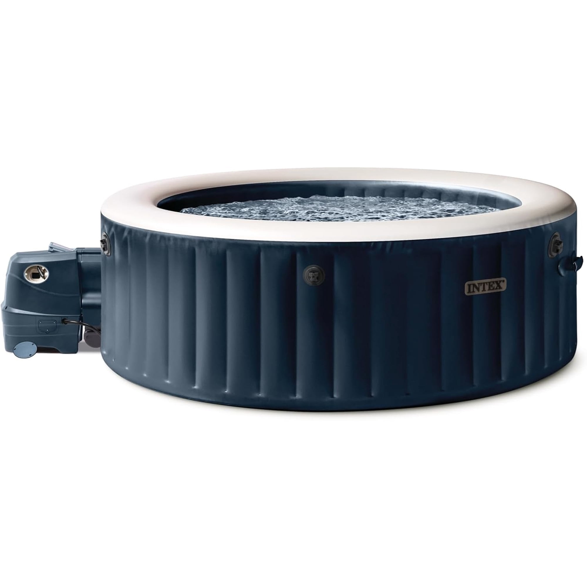 Intex 28429eh Purespa Plus Bubble Massage Spa Set With Energy Efficient Cover  77 X 28