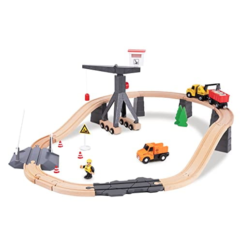 Click here for Tookyland Cargo Railway Set With Tower Crane  35 P... prices