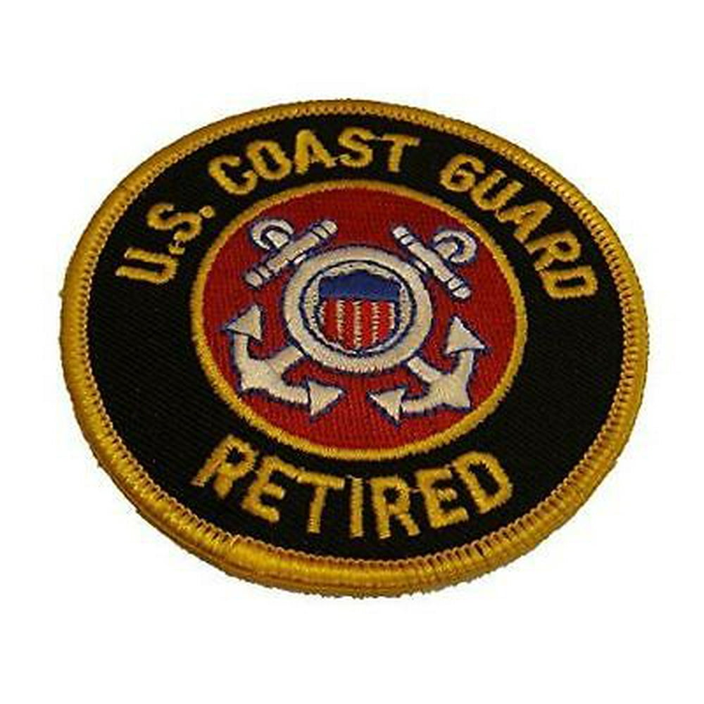 USCG COAST GUARD RETIRED PATCH COASTIE SEMPER PARATUS MARITIME SECURITY ...