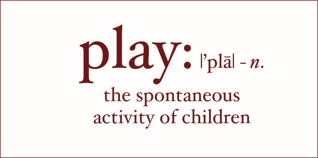 Play Definition Vinyl Decal - Small - Dark Red - Walmart.com