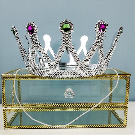 King Crown Halloween Ball Dress Up Plastic Crown Scepter Party Supplies ...