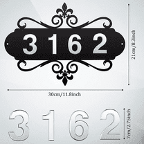 Vruelia House Address Plaques Sign Mailbox Number Personalized Signs ...