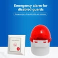 Caregiver Pager Alarm SOS Button Wireless Call Siren Alarm for Seniors ...