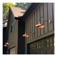 AQ Lighting Solid Raw Copper LED Gooseneck Barn Light, Weatherproof ...