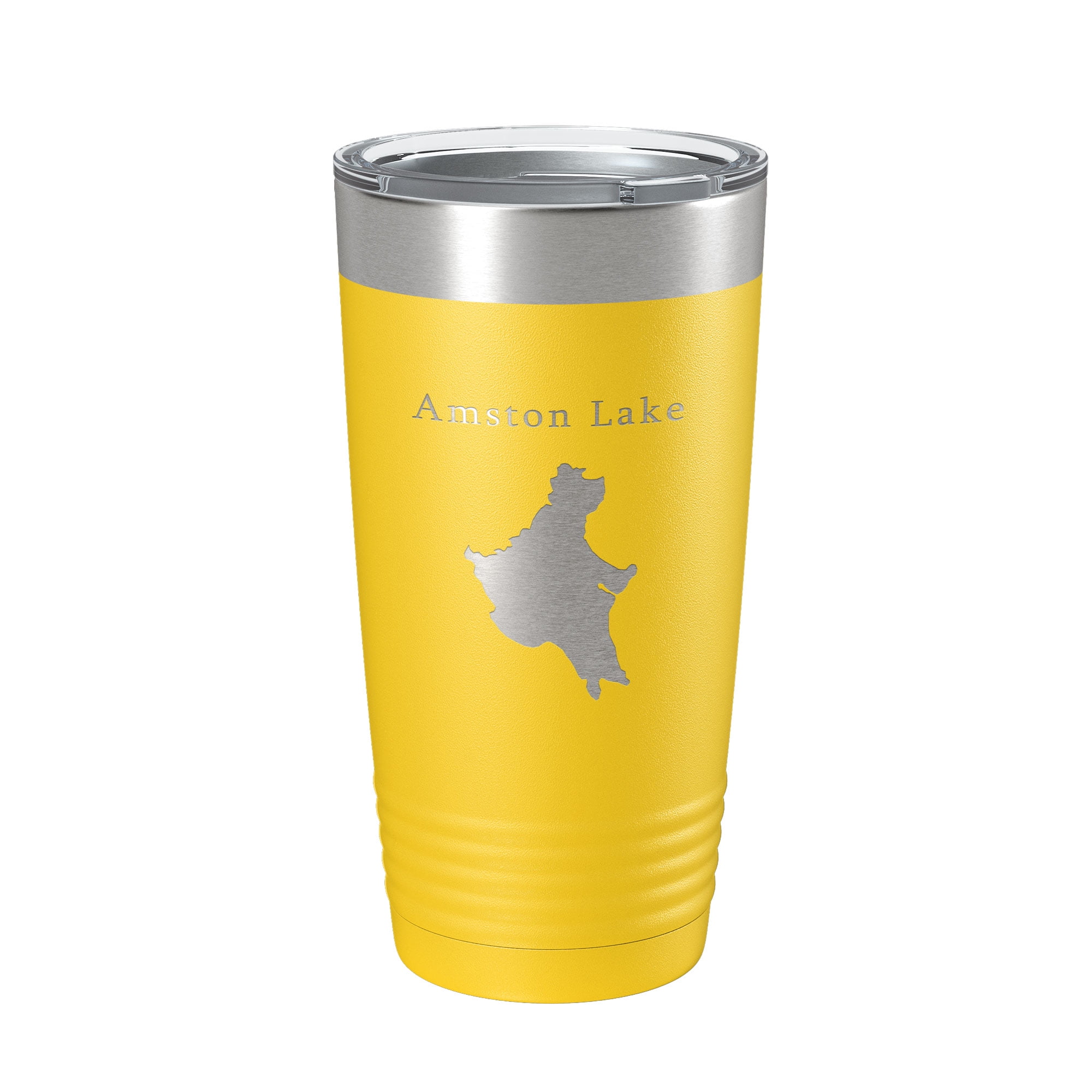 Amston Lake Map Tumbler Travel Mug Insulated Laser Engraved Coffee Cup ...