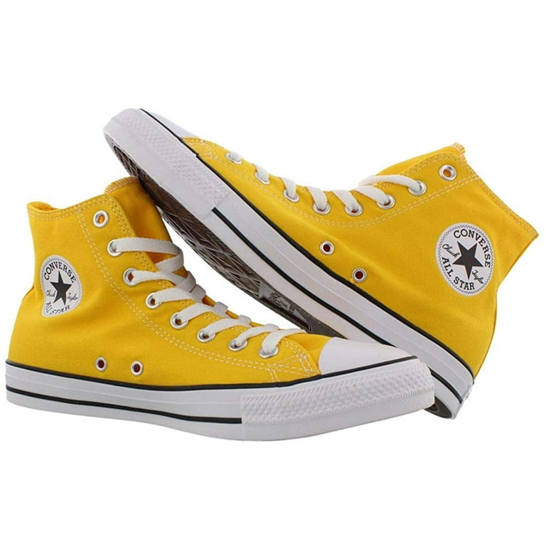 Yellow Converse High Tops