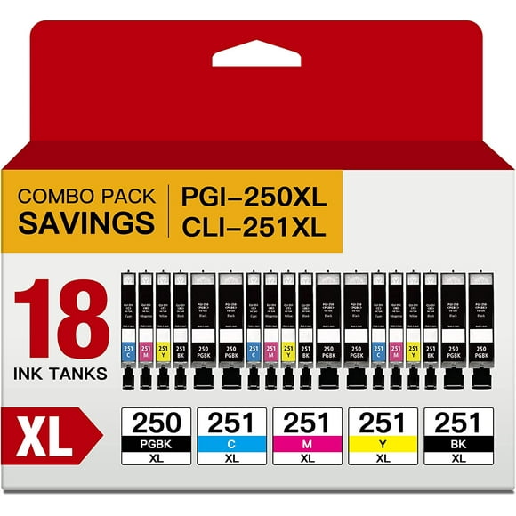 Canon Ink 250 251 Cartridges