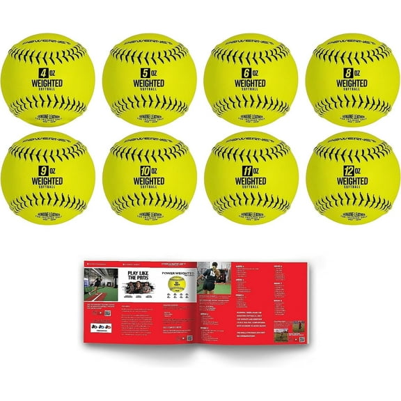 Rawlings USSSA 12 inch Dream Seam High Density Core Leather Softballs ...