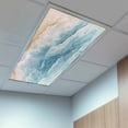 1 Pack Summer Beach Fluorescent Light Covers for Ceiling Lights Blue ...