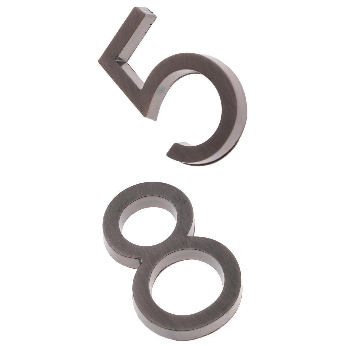 Juego de 2 Letreros de Número de Puerta Autoadhesivos para Habitaciones ...