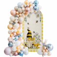 5FT Arch Backdrop Covers, Yellow Gnomes Wedding Arch Cover Stretchy ...