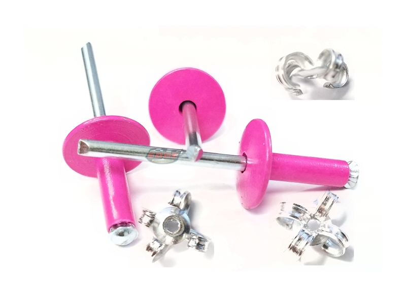 Pink 3/16" Rivet Large Head Exploding Banana Peel Aluminum Pop Rivets ...