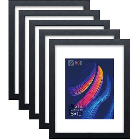 Hersh 16x20 Picture Frame Set of 2 Display Pictures 11x14 with Mat or ...