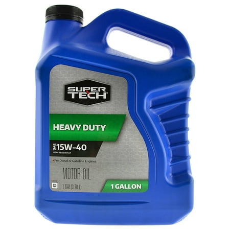 Super Tech Heavy Duty SAE 15W-40 Motor Oil, 1 Gallon - Walmart.com