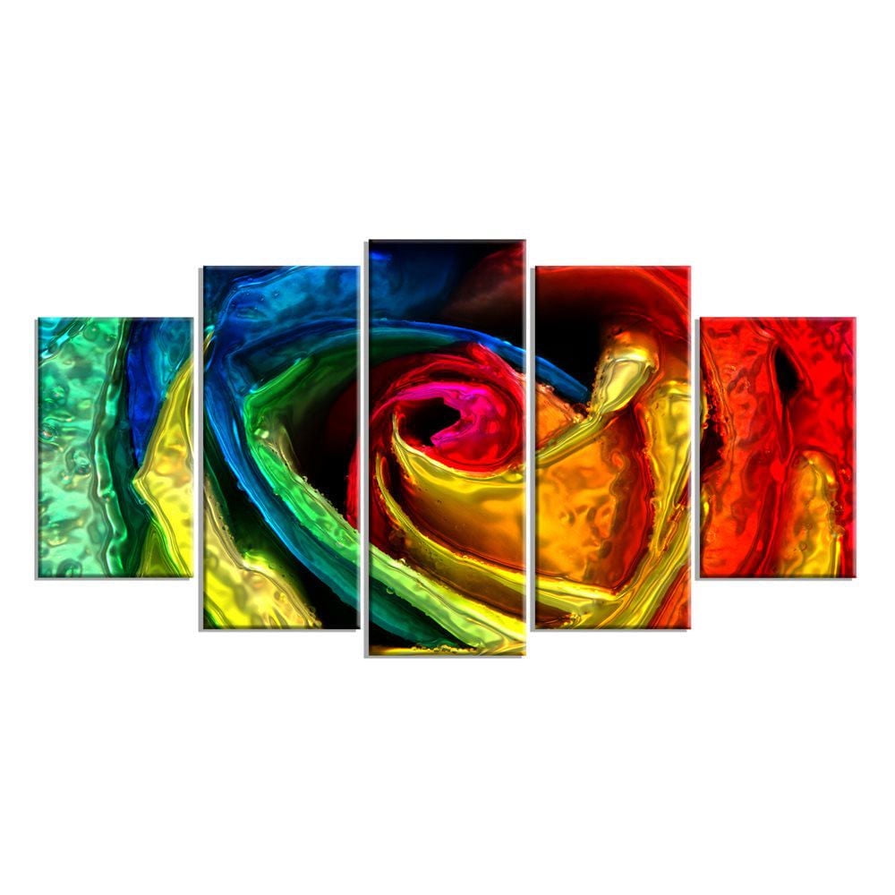 Click here for Designart Design Art Colourful Rose Canvas Art prices