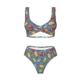 Daiia Fruit Ice Cream Women's Bikini Set Two Piece Swimsuit High ...