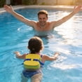Adjustable Back Float Swim Trainer Durable Buoyancy Aid With Safety ...