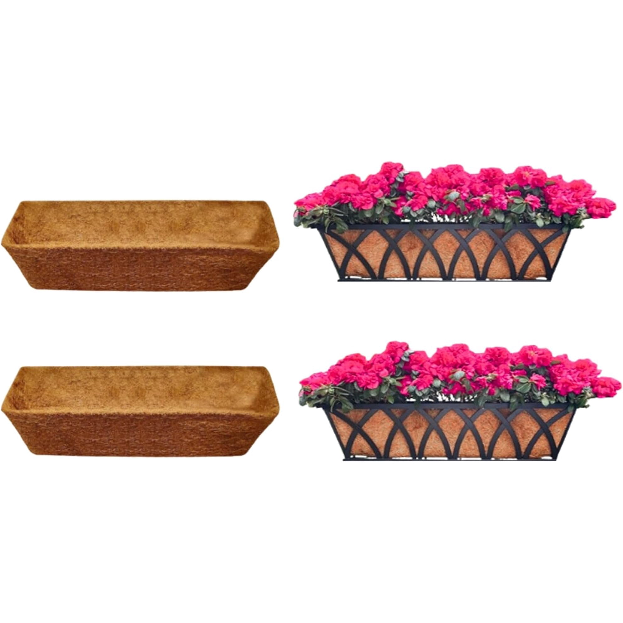 Click here for Siabc-Maxona 30 Inch 2 Pack Trough Rectangular Coc... prices