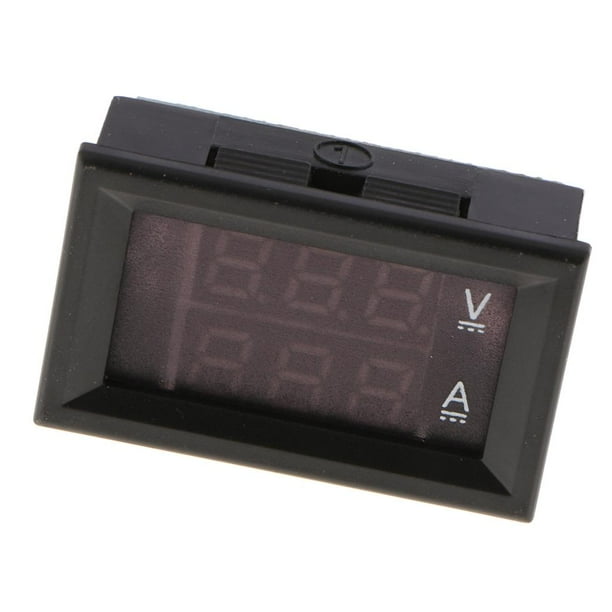 Mini DC 4.5-30V Digital Multimeter meter Ammeter Dual LED Display Panel ...