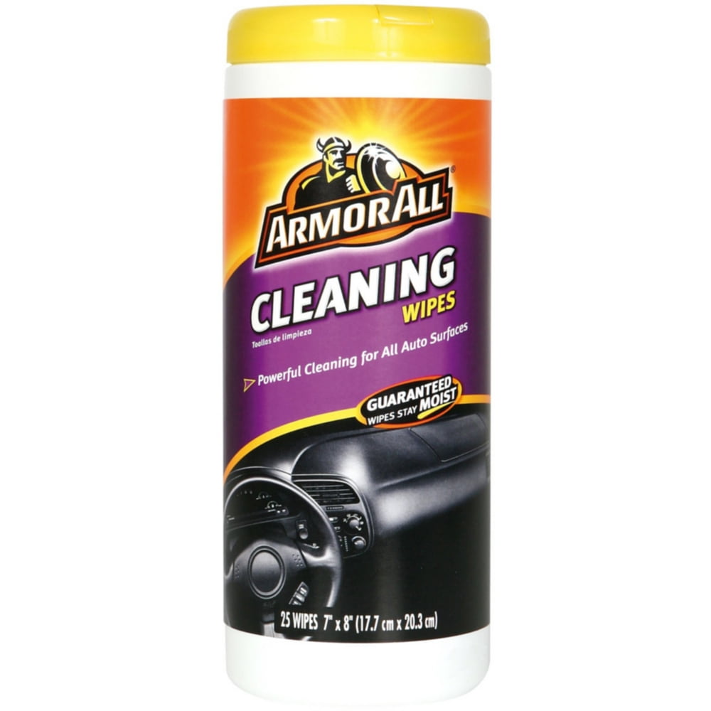 Armor All Cleaning Wipes 25 ea (Pack of 3) - Walmart.com - Walmart.com