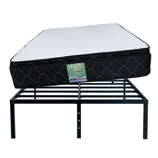 Bundle Colchón Matrimonial Bio Mattress London Resortes Superlastic ...