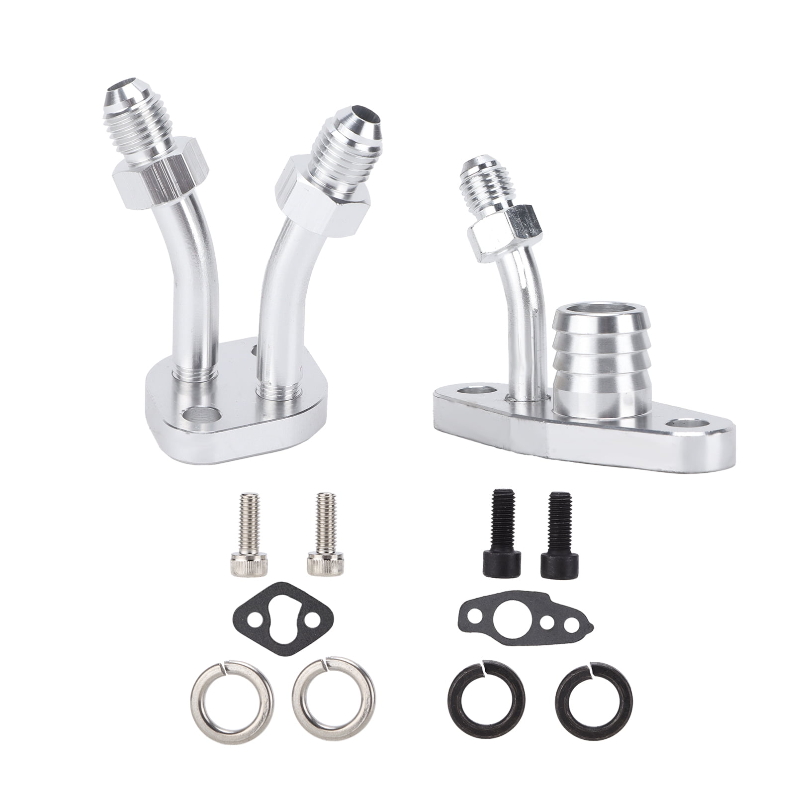 Oil Feed Drain Flange Kit,Car Turbo Oil Feed Oil Return Flange Oil Feed ...