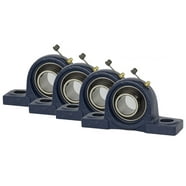 UCP204-12 Pillow Block Bearing 3/4" Bore 2 Bolt Solid Base (2PCS) - Walmart.com