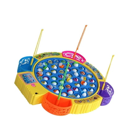 justharion Rotating Fishing Game Kids toy, board Game for 3-5 Years Old ...