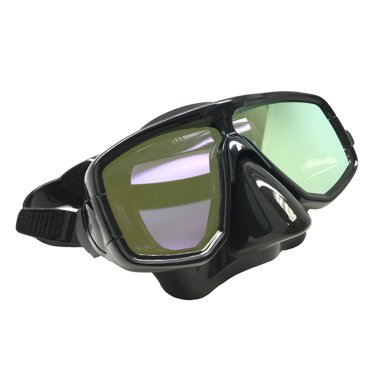 Scuba Choice Silicone Dive Mask With Blue Mirror Coated Lense - Walmart.com