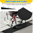 1.2 In Rise Rubber Threshold Ramp 35.4 In Wide Non-Slip Wheelchair Ramp ...