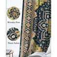 Aztec Blackout Curtains for Bedroom Living Room Darkening Curtains 84 ...