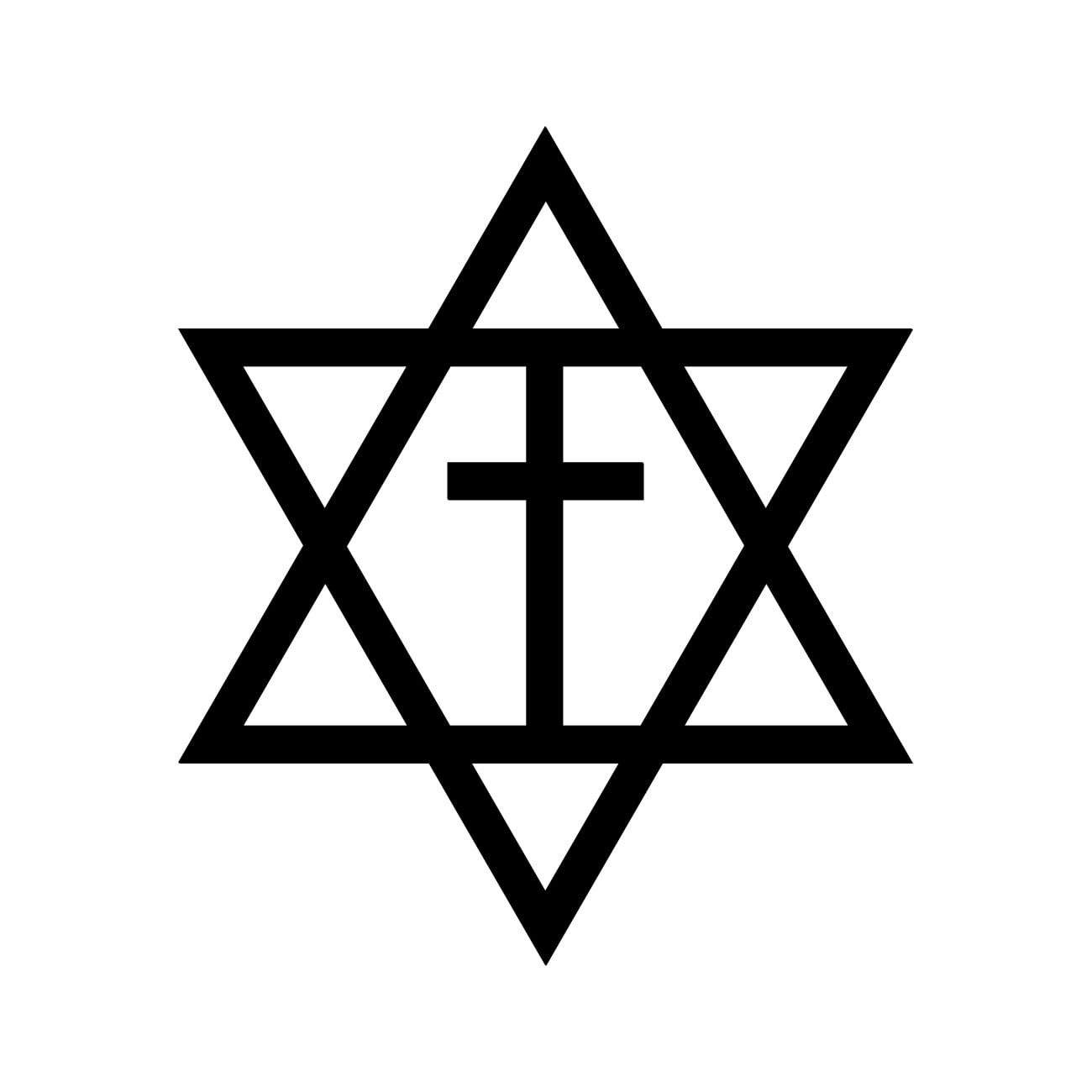 Messianic Jewish Religion Symbol Sticker Decal Die Cut - Self Adhesive ...