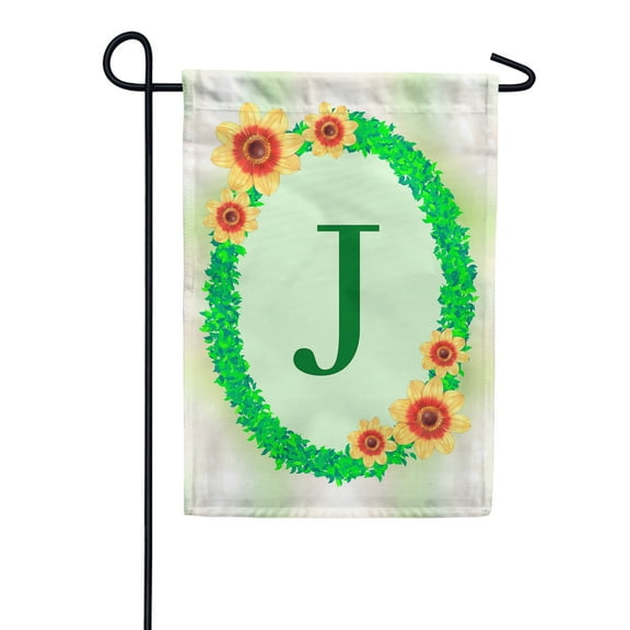 America Forever Spring Monogram Garden Flag Letter C 12.5 x 18 inches ...