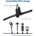SUNVIE Low Voltage Fastlock Wire Connectors for Landscape Lighting Path ...