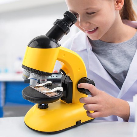 Students Rotatable Microscope School Laboratory 1200X Magnification ...