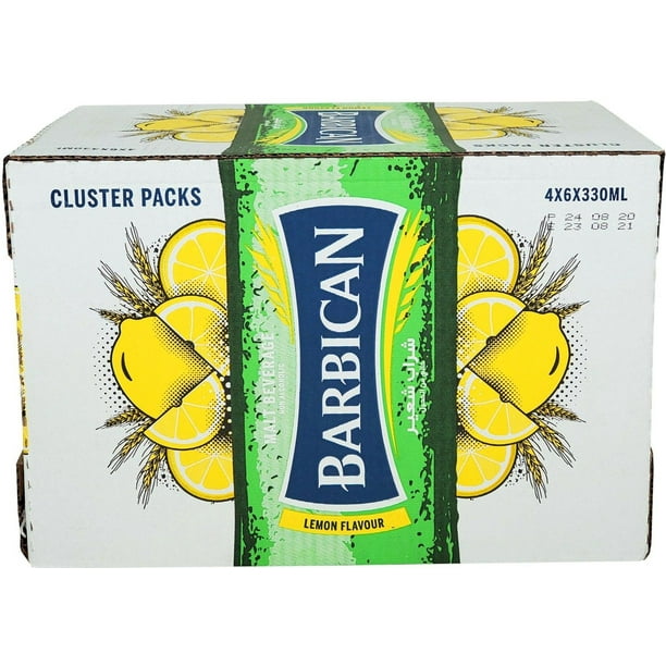 Barbican Lemon Non Alcoholic Malt Beverage Drink, 330ml Pack of 24 ...