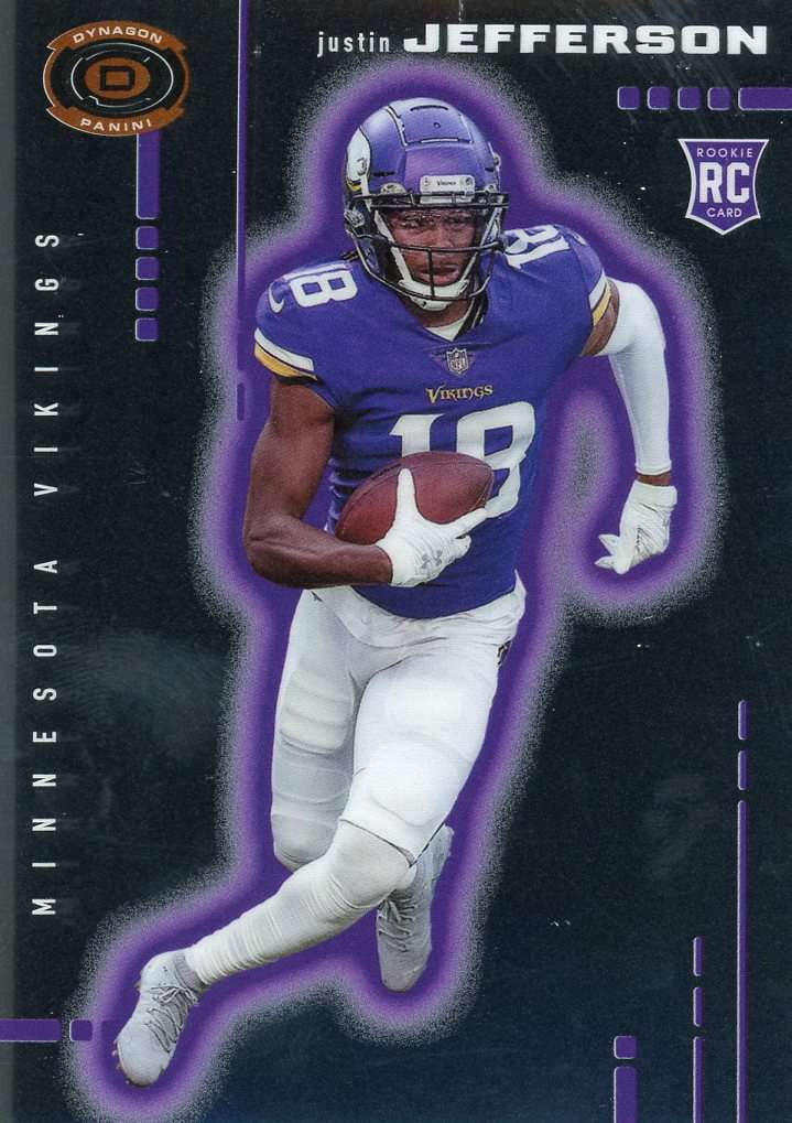 NFL 2020 Dynagon Chronicles Justin Jefferson Trading Card D-9 (Rookie ...