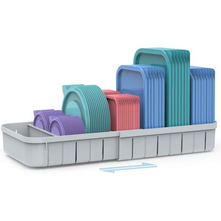 Food Container Lid Organizer Expandable Detachable Shrinkable ...