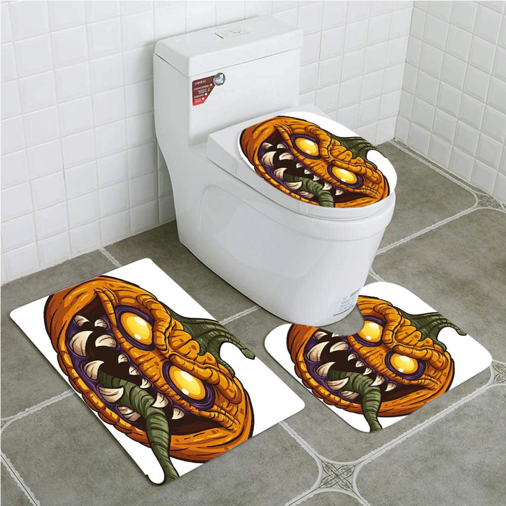 GOHAO Halloween Scary Pumpkin Monster Evil Character Fangs Aggressive ...