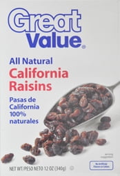Great Value Raisins 12oz - Walmart.com