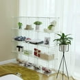Metal Wire Cube Storage,16-Cube Shelves Organizer,Stackable Storage ...