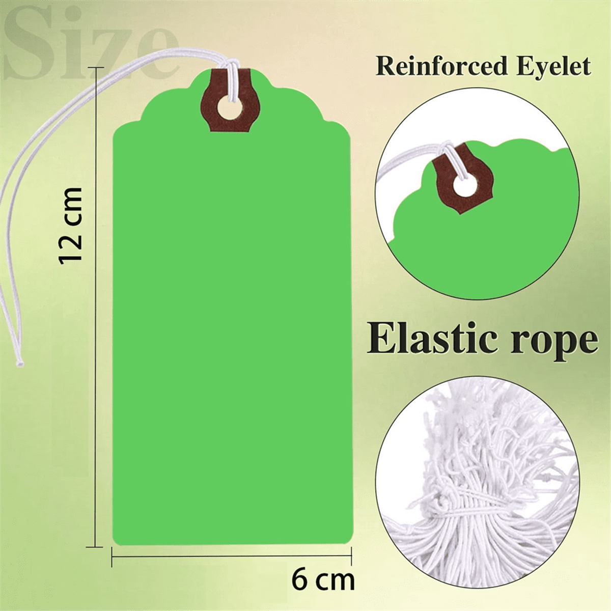 Click here for Unbranded 300pcs Colored Hang Tags With Elastic St... prices