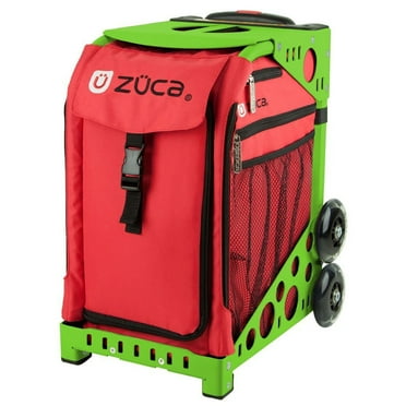 Zuca Sport Insert Bag, Obsidian(Black w/Red & White Log Embroid) w ...